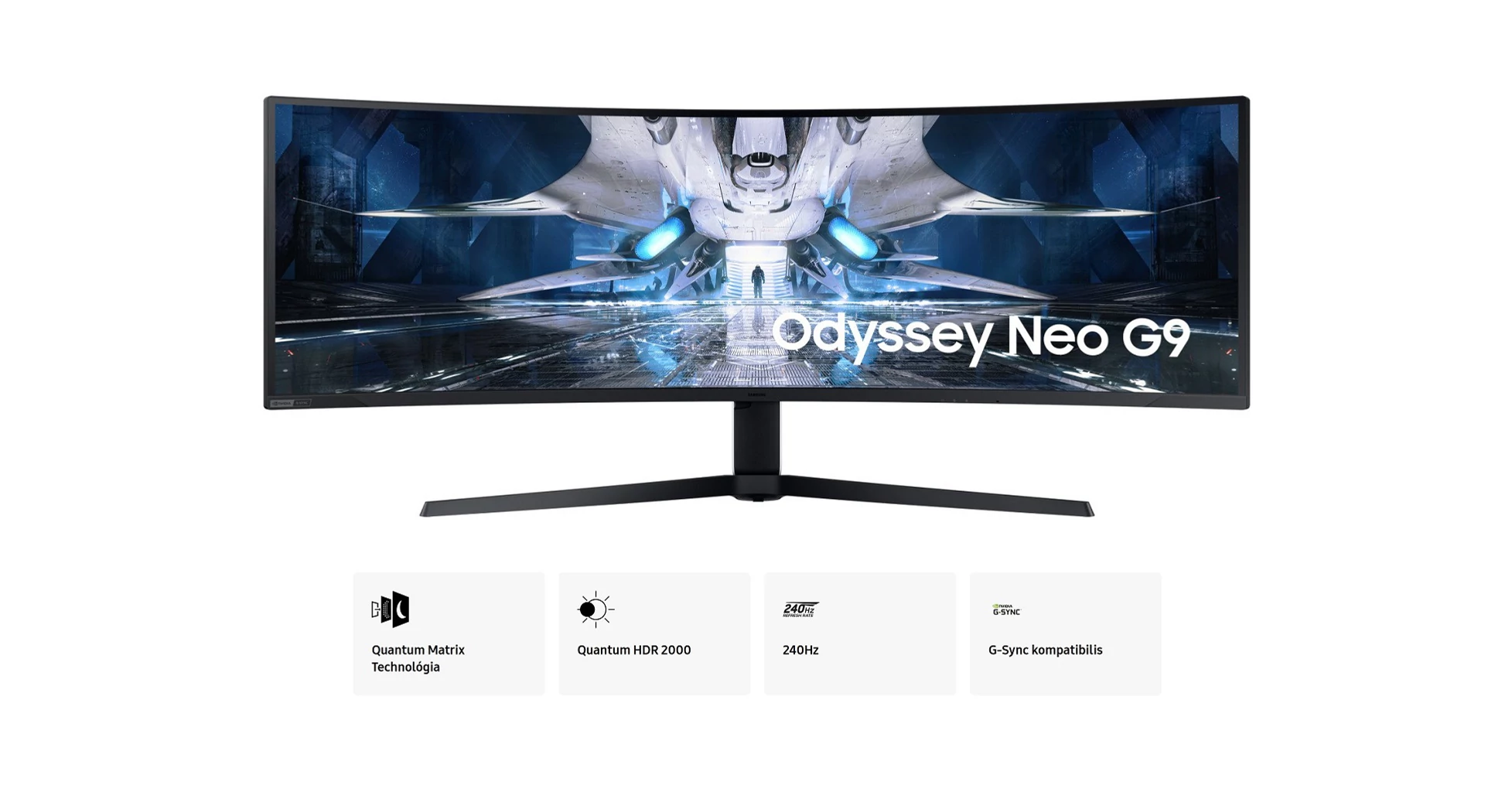Samsung Odyssey Neo G9 G95NA 49 QHD 240 Hz Ívelt Gaming Monitor - Ár ...